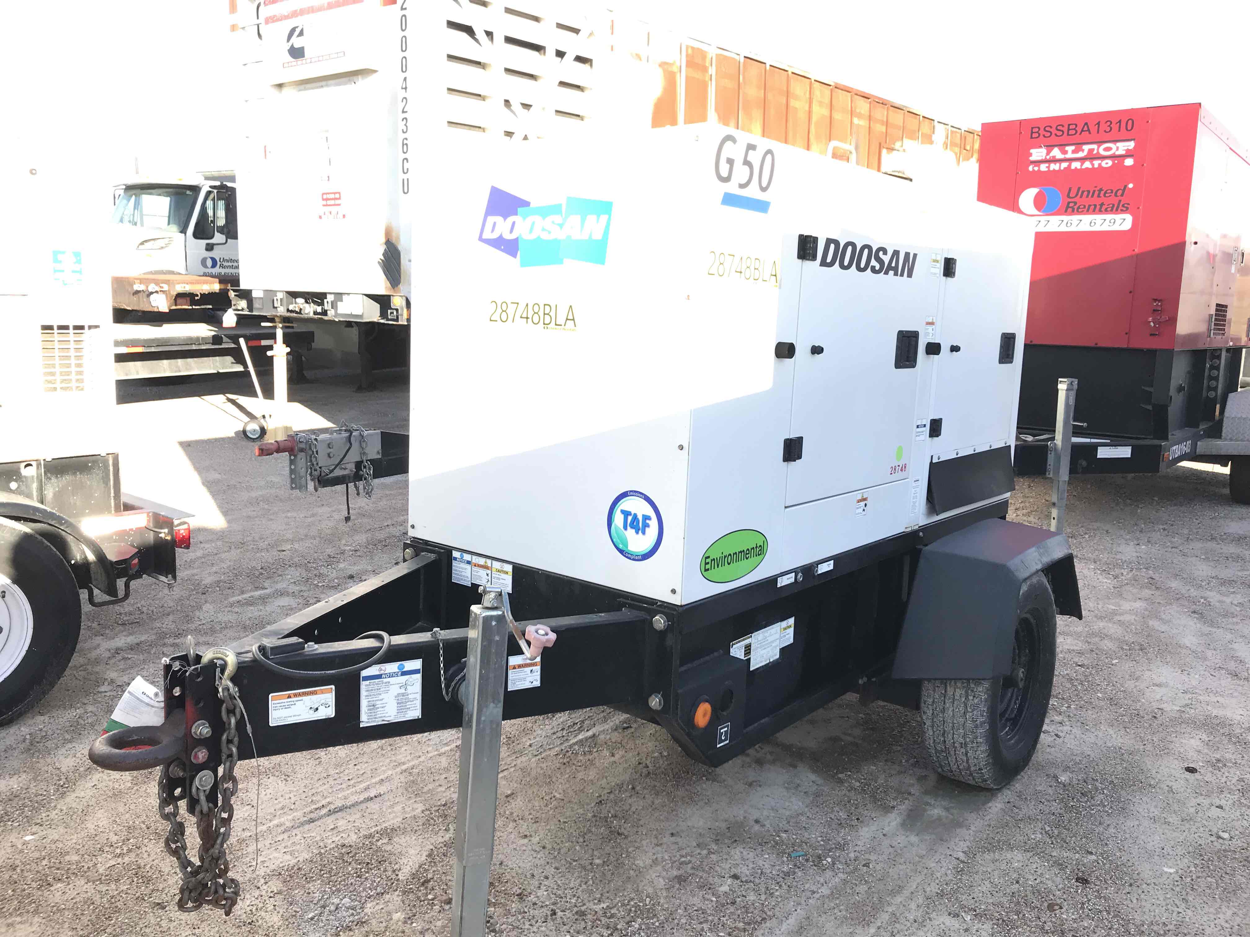 Used 2016 Doosan G50 Diesel Generator For Sale in Ridgefield Park, NJ ...