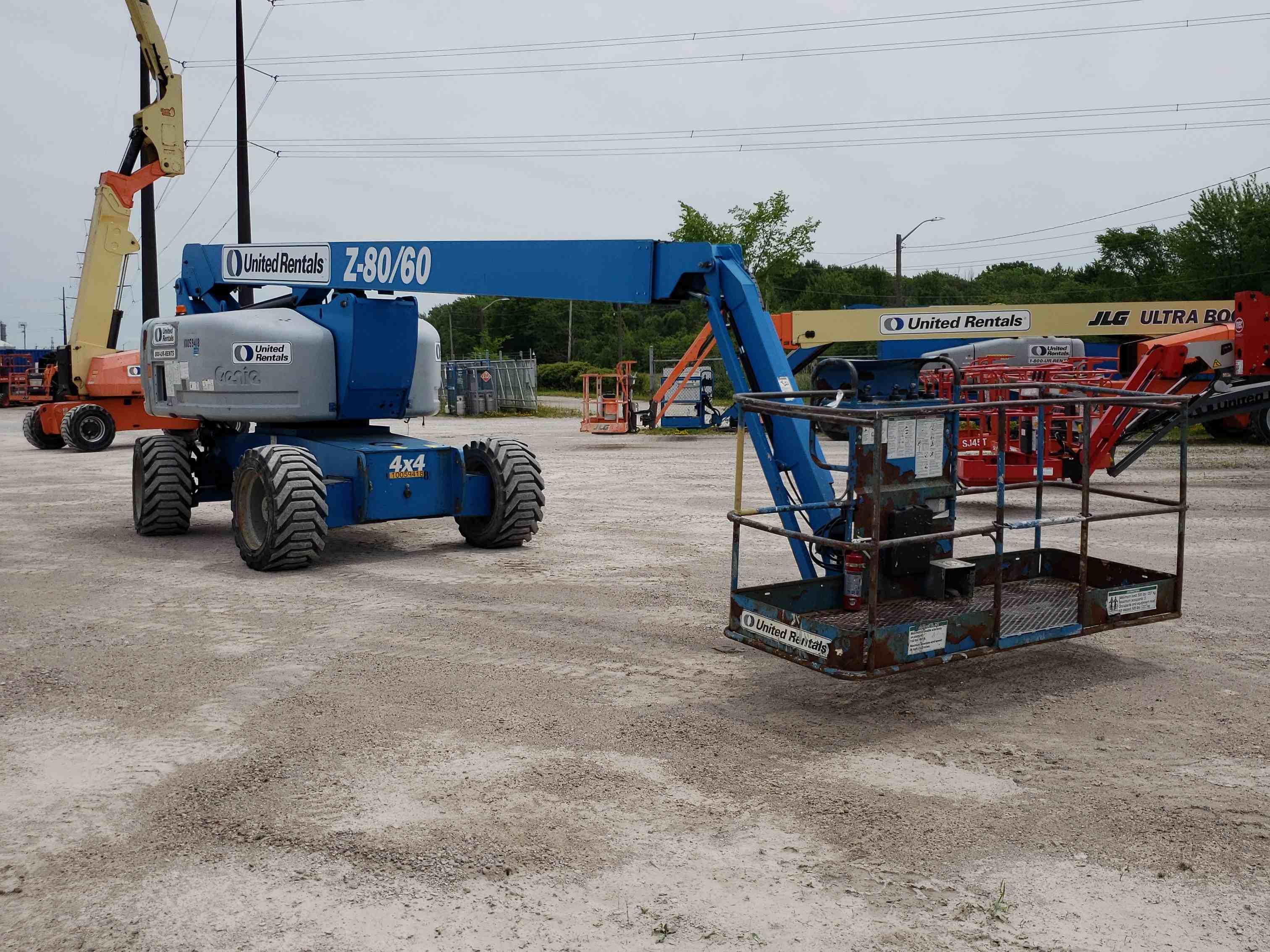 Used 2012 Genie Z-80/60 Articulating Boom Lift For Sale in Revelstoke ...