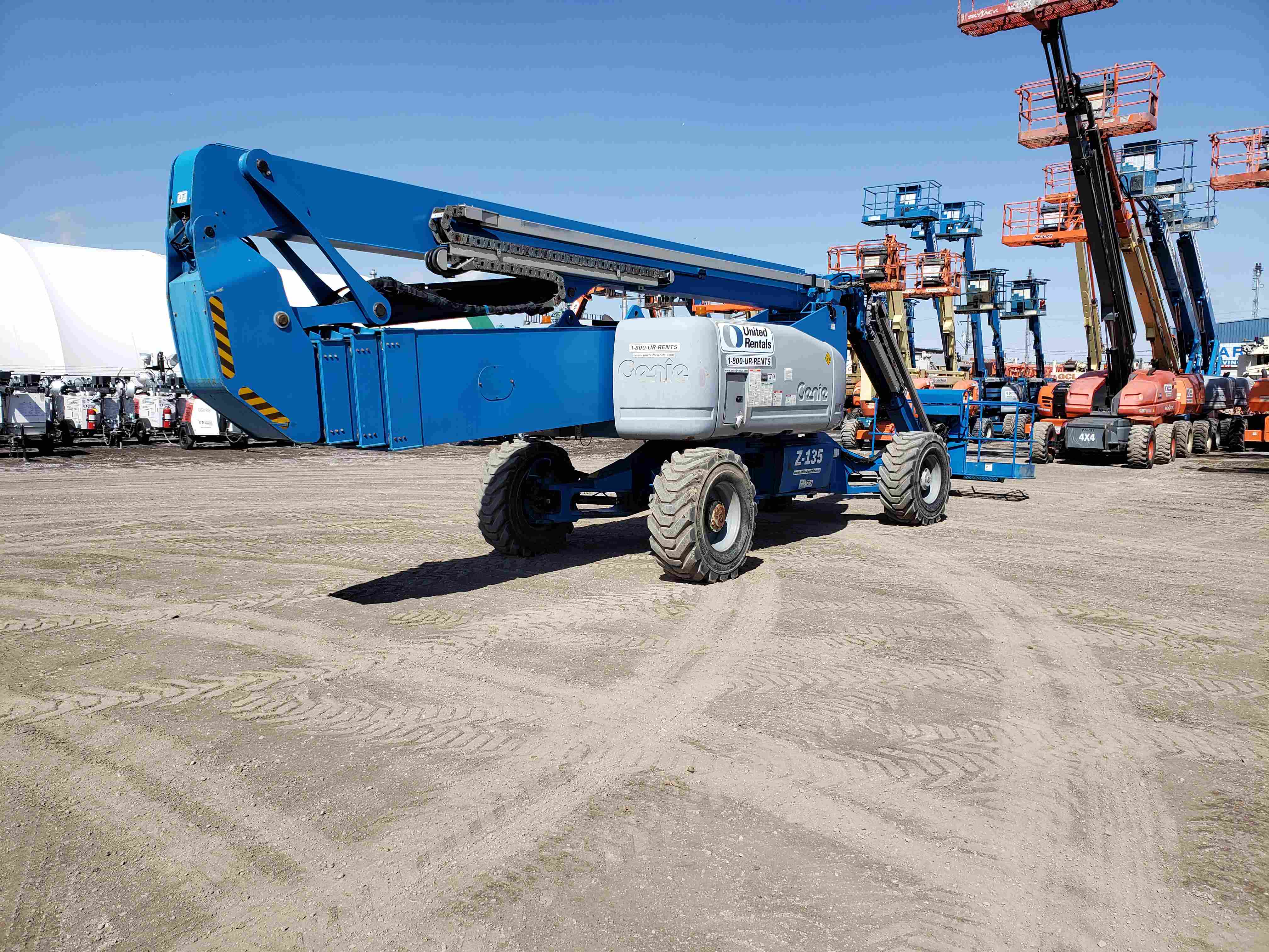 Used 2011 Genie Z-135/70 Articulating Boom Lift For Sale in Regina, SK ...