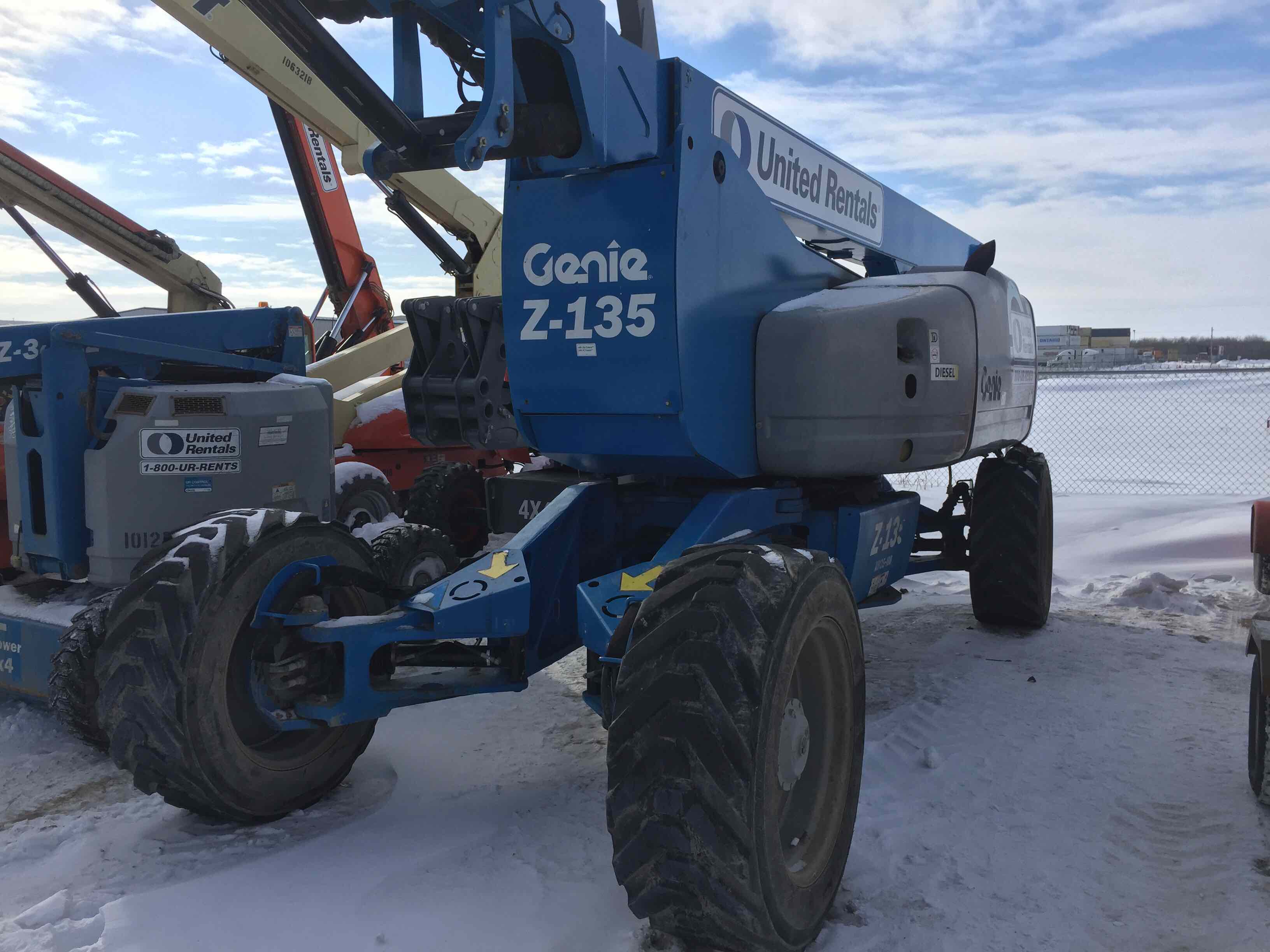 Used 2013 Genie ZX-135 Articulating Boom Lift For Sale in Regina, SK ...
