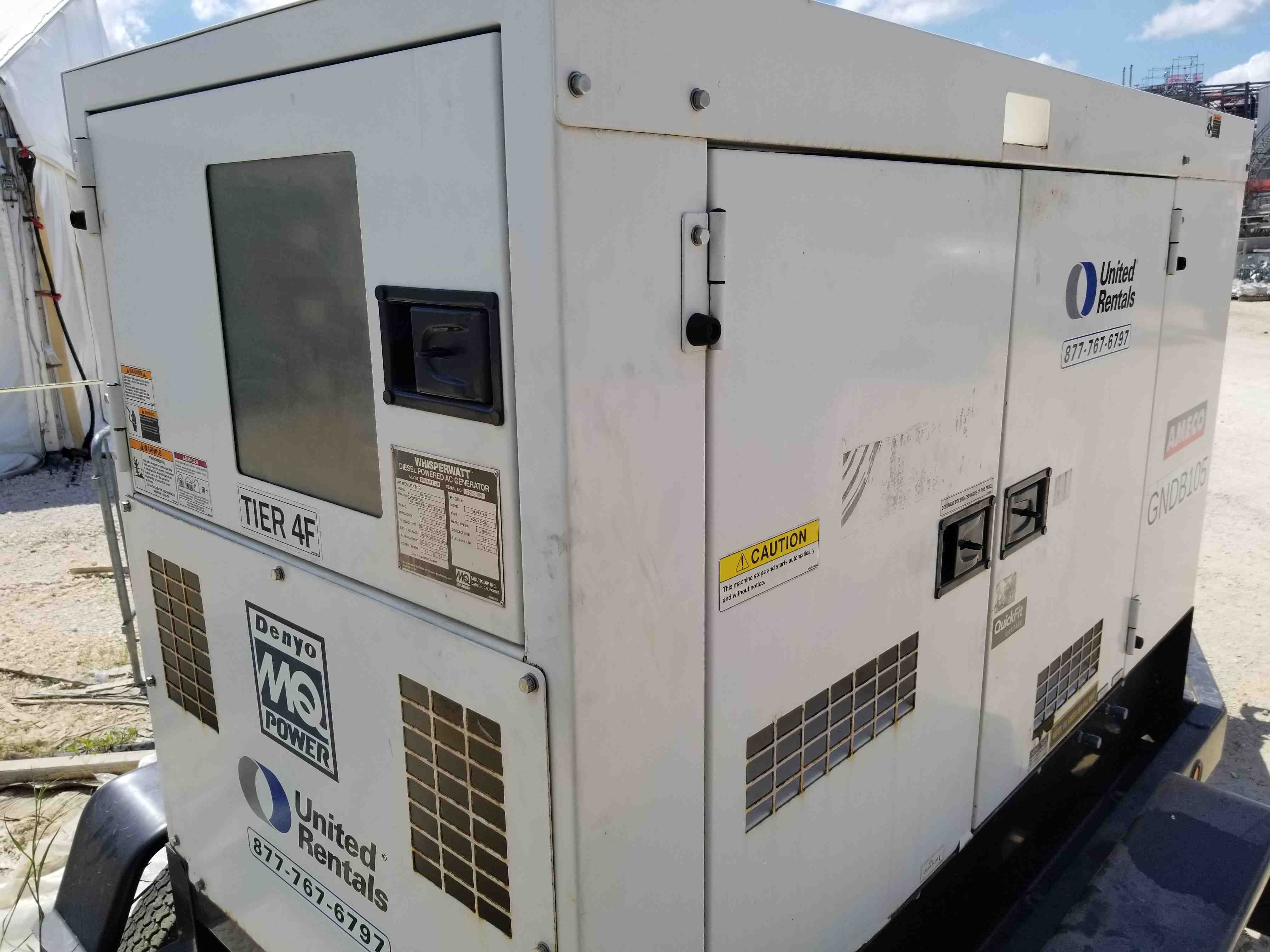 Used 2014 Multiquip DCA45SSIU4F Diesel Generator For Sale in Robstown ...