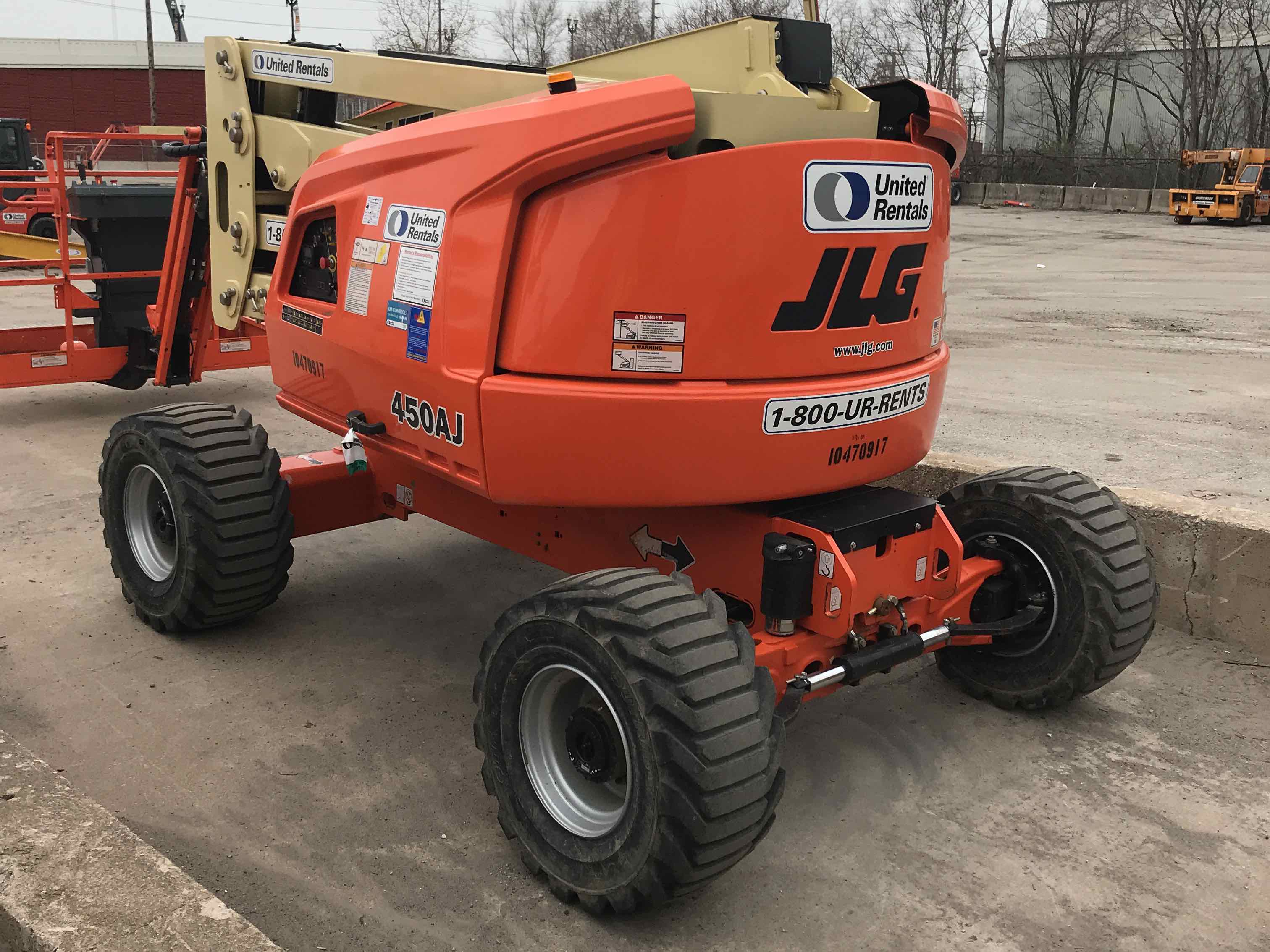 Used 2016 JLG 450AJ Articulating Boom Lift For Sale in East Chicago, IN ...
