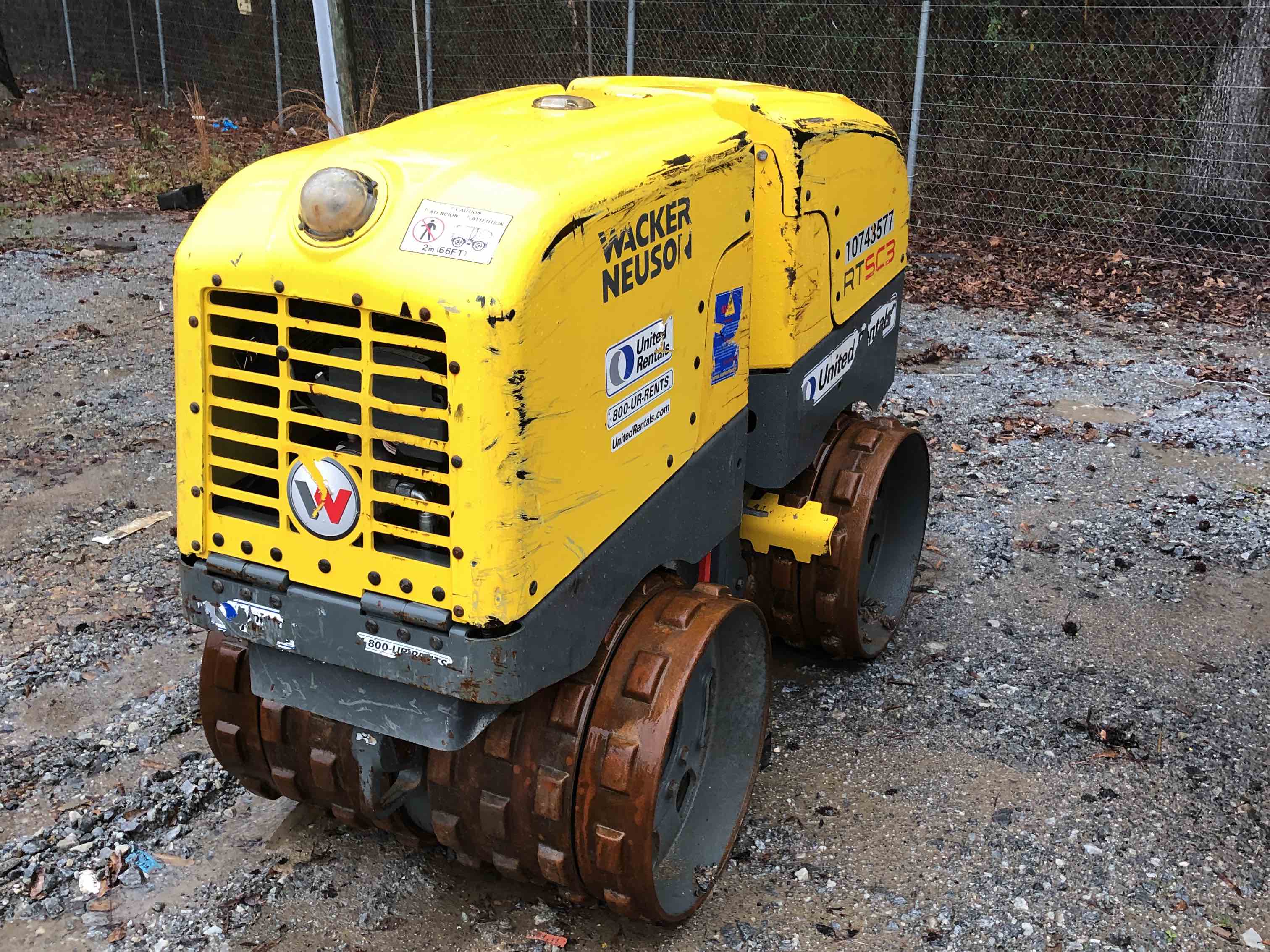 Used 2018 Wacker Neuson RTKX-SC3 Double Drum Roller For Sale in ...