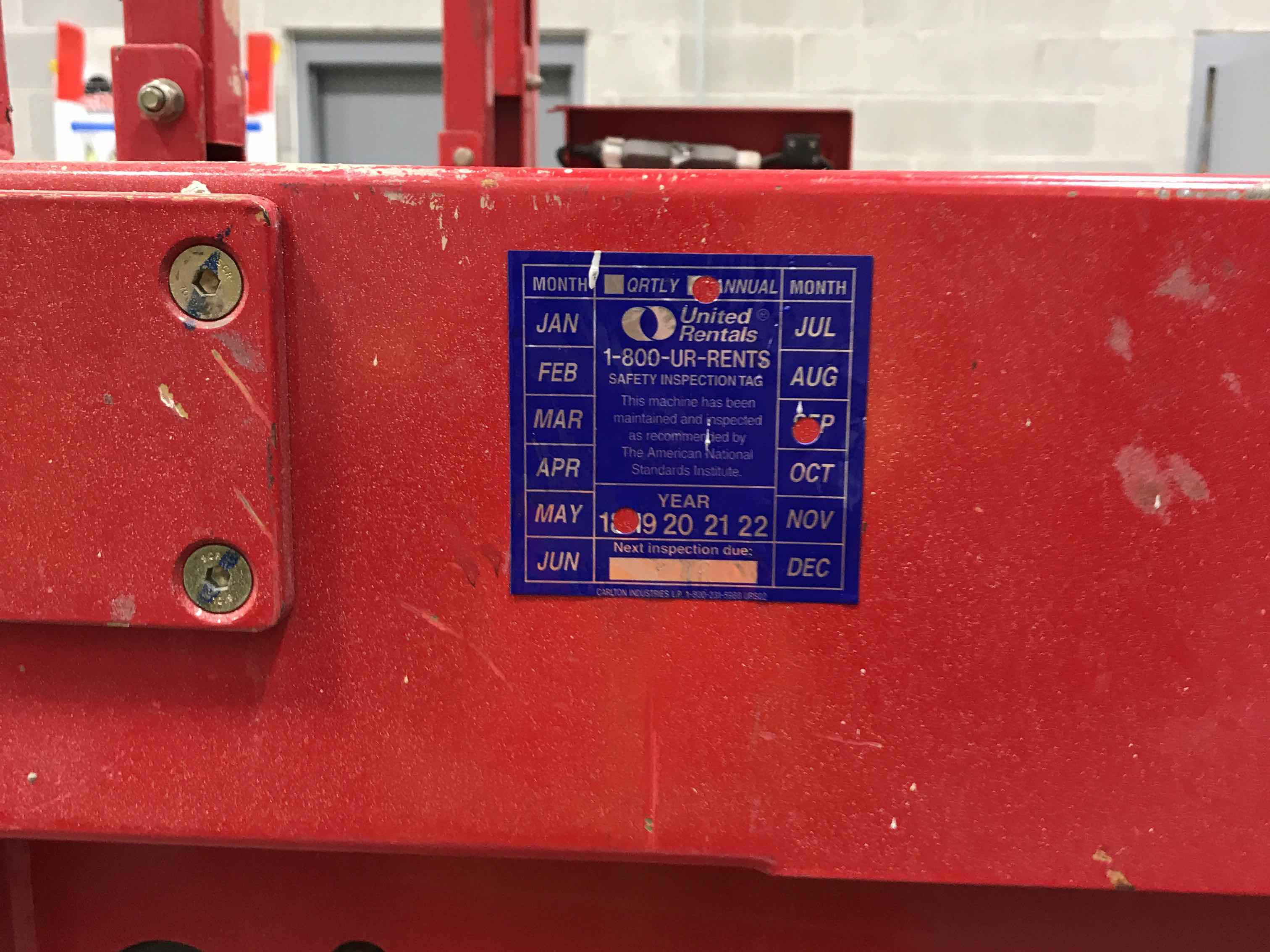 Used 2016 MEC 4555SE Scissor Lift For Sale in Frederick, MD | United ...