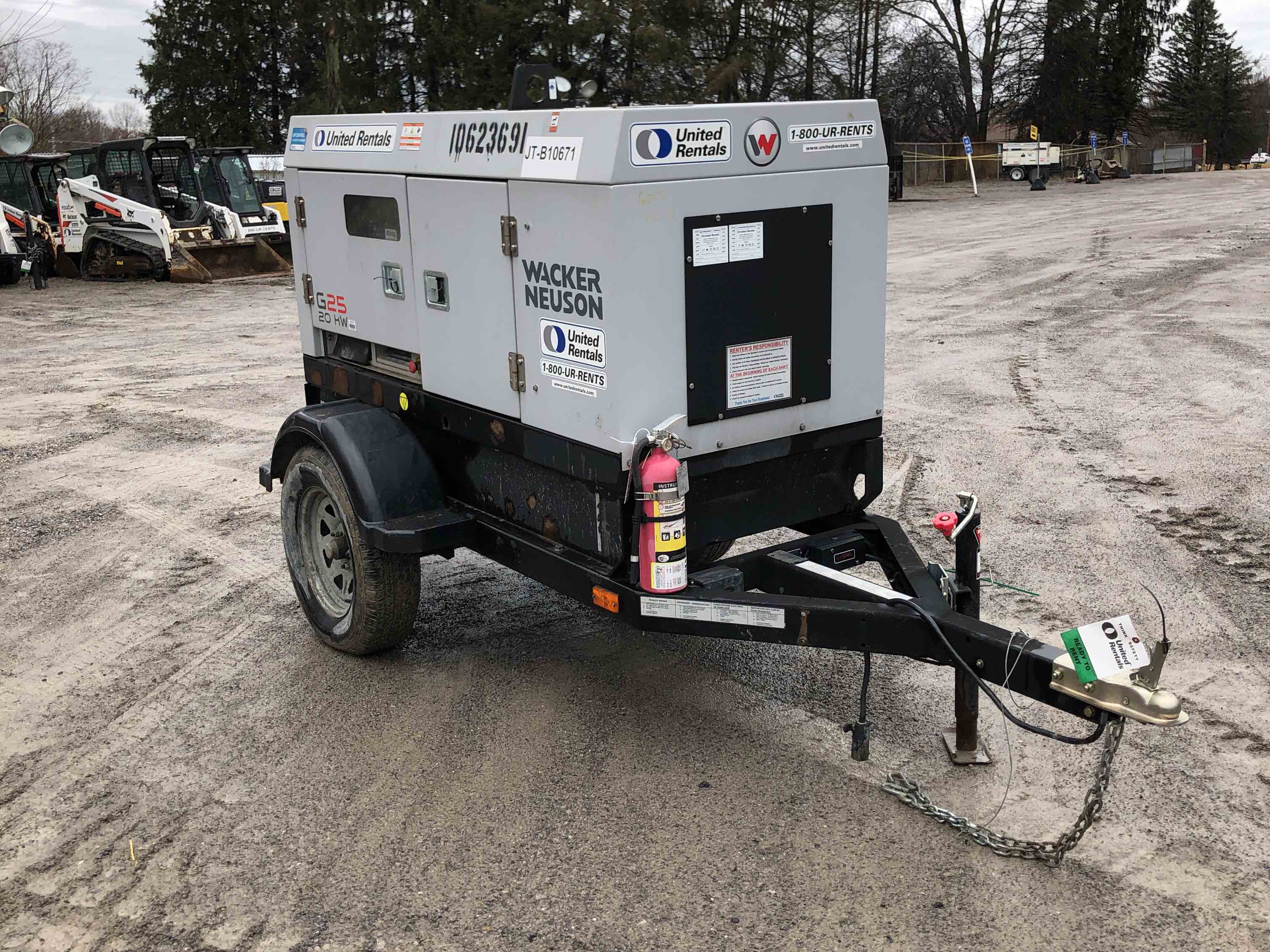 Used 2017 Wacker Neuson G25 T4F Diesel Generator For Sale in Raleigh ...