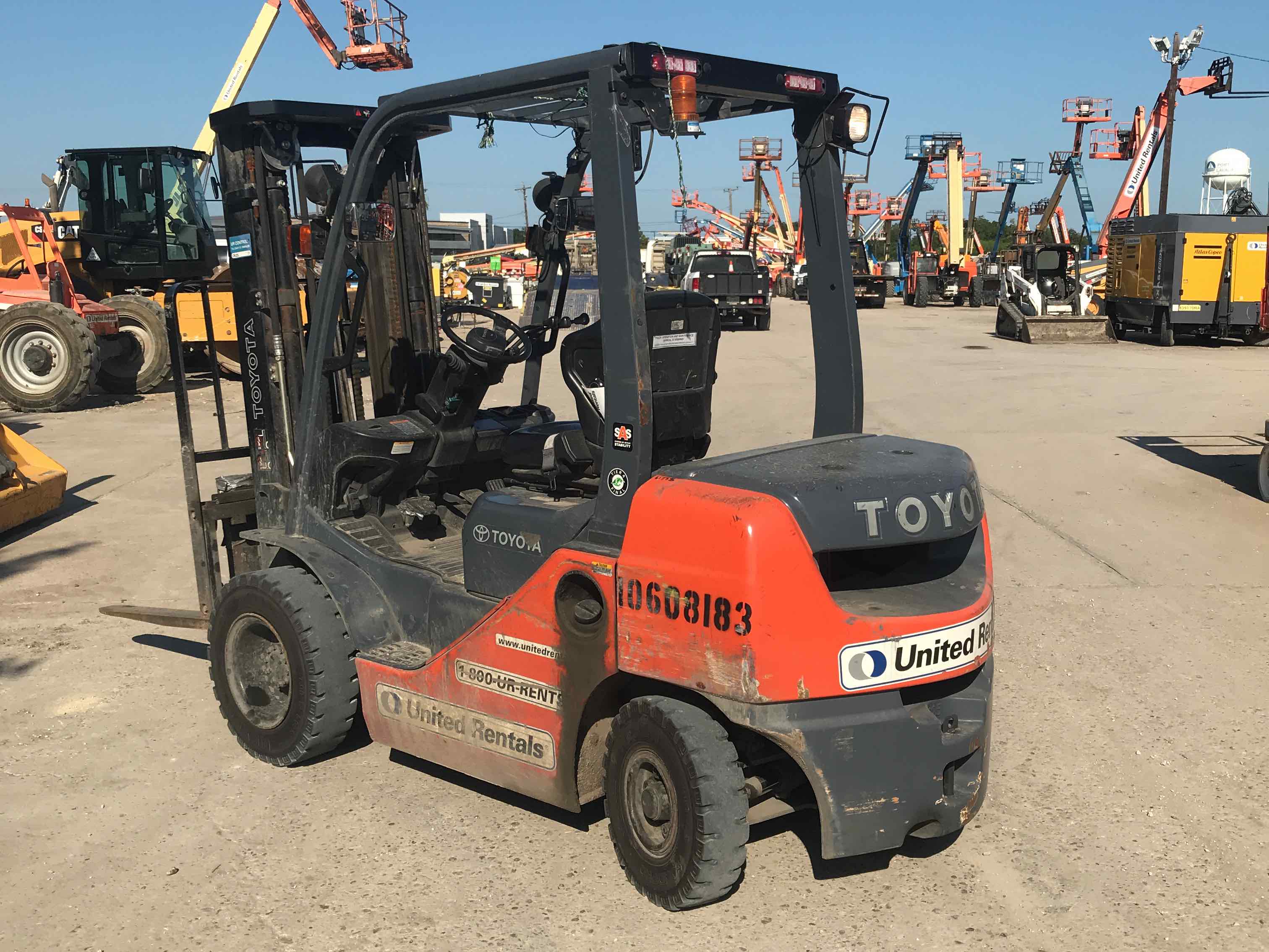 Used 2017 Toyota 8FDU25 Warehouse Forklift For Sale in Bay City, TX ...