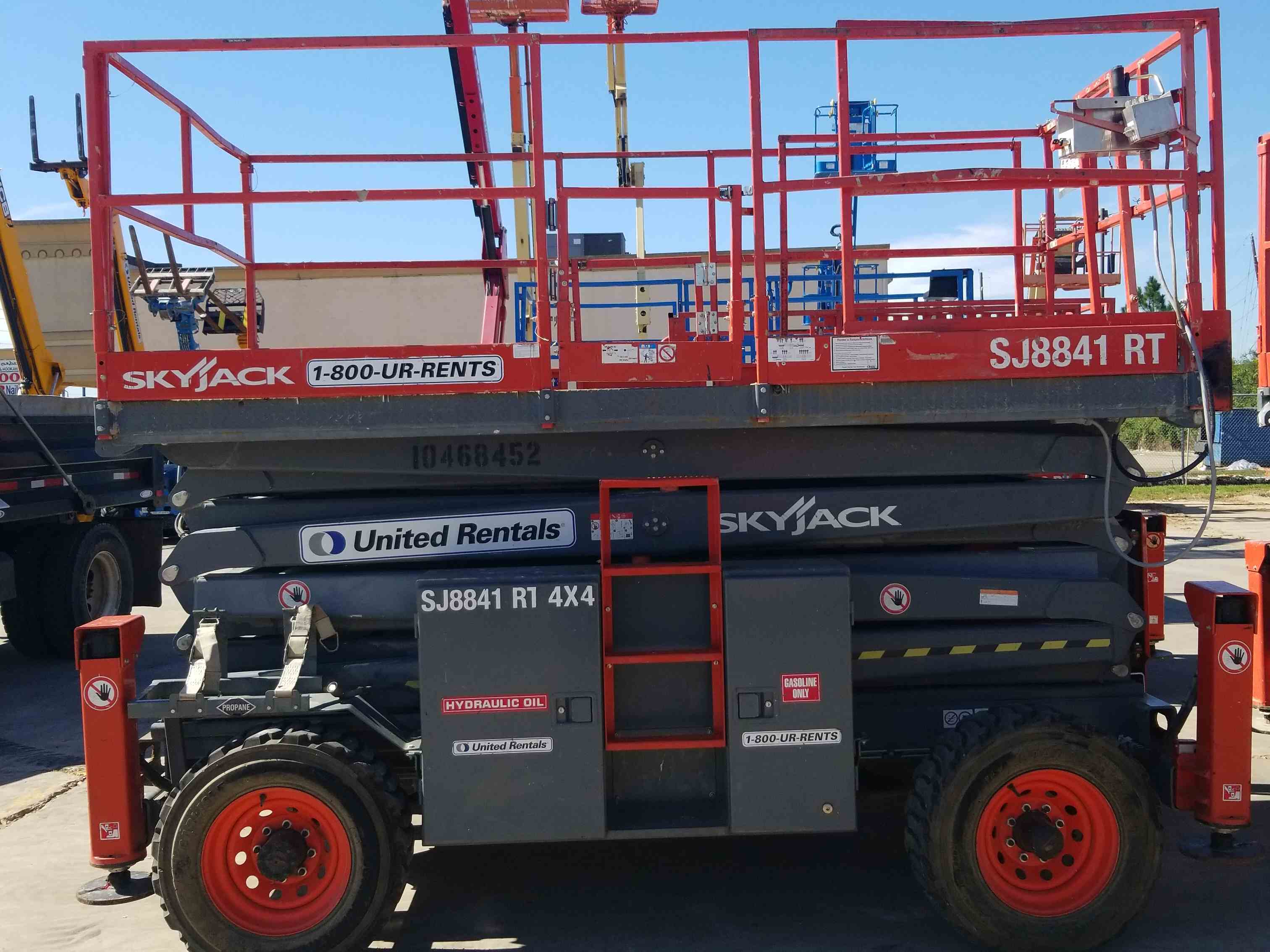 Used 2016 Skyjack SJ8841RT Rough Terrain Scissor Lift For Sale in Lake ...