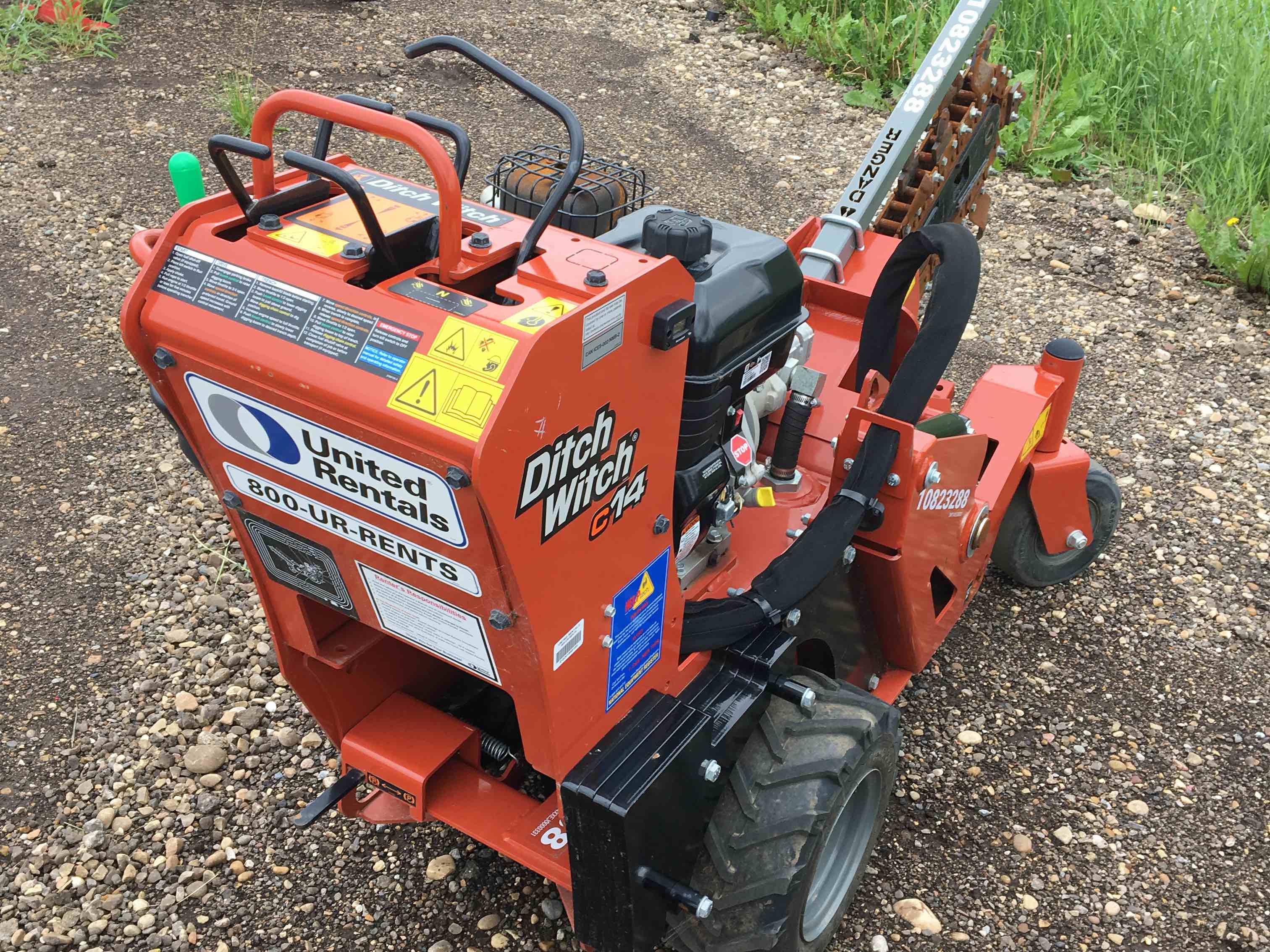 Used 2018 Ditch Witch C14 Walk-Behind Trencher For Sale in Edmonton, AB ...