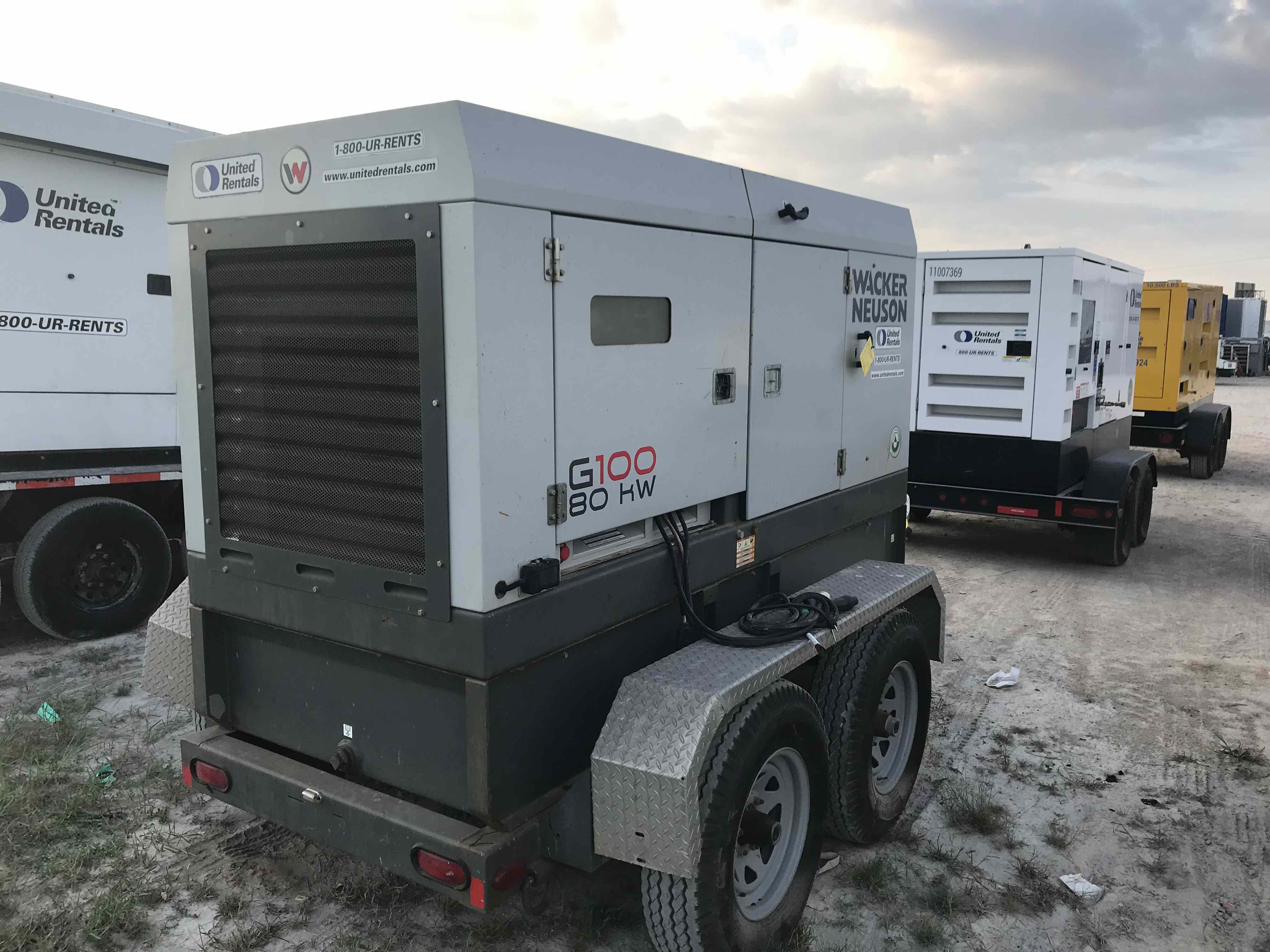 Used 2013 Wacker Neuson G 100 Diesel Generator For Sale in La Porte, TX ...