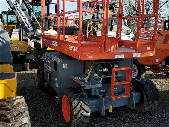 Used 2017 Skyjack SJ6826RT Rough Terrain Scissor Lift For Sale in ...