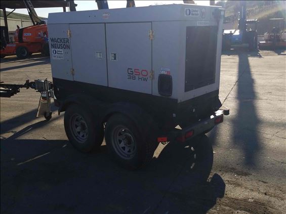 Used 2017 Wacker Neuson G50 T4F Diesel Generator For Sale in Martinez ...