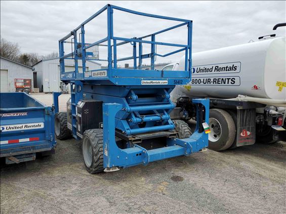 Used 2017 Genie GS-4390 RT Rough Terrain Scissor Lift For Sale in ...