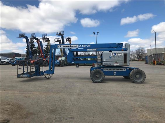 Used 2013 Genie Z-60/34 Articulating Boom Lift For Sale in Etobicoke ...