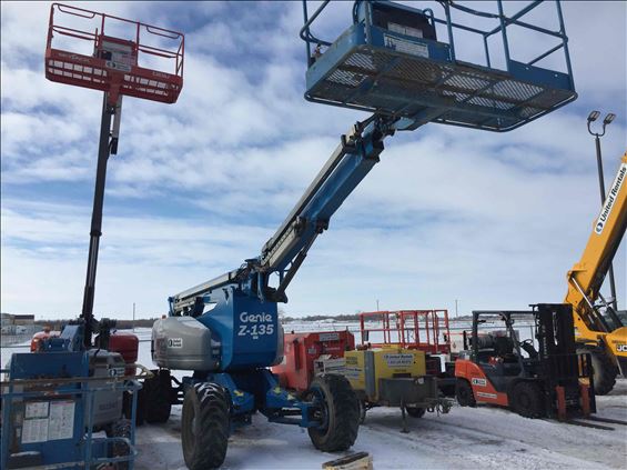 Used 2013 Genie ZX-135 Articulating Boom Lift For Sale in Regina, SK ...